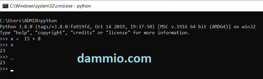 underscore_last_var_python | DAMMIO